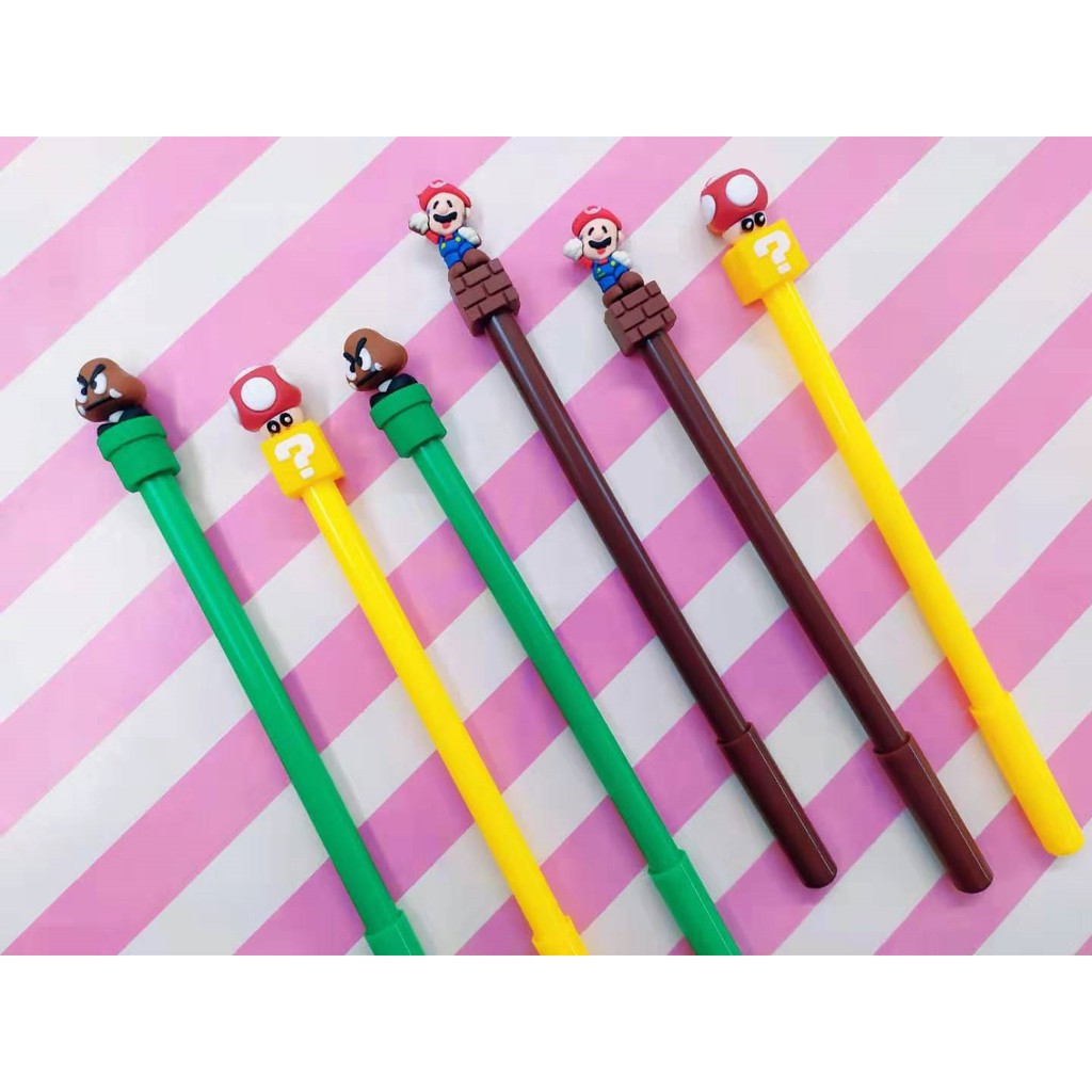 super mario sign pen 12 pcs/box NoA063 | Shopee Philippines