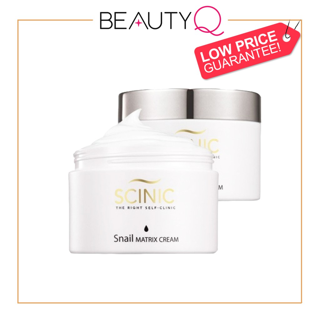 SCINIC Snail Matrix Cream Anti-Wrinkle & Moisturizing 120ml - Korea ...