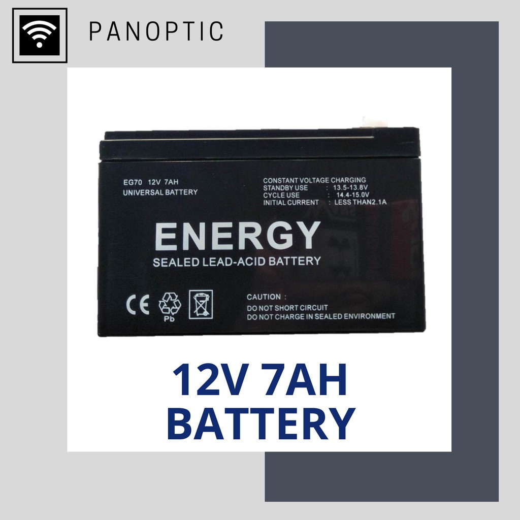 Rechargeable Battery 12V 7AH DCMOTO, Alarm, Autogate , CCTV sealed lead ...