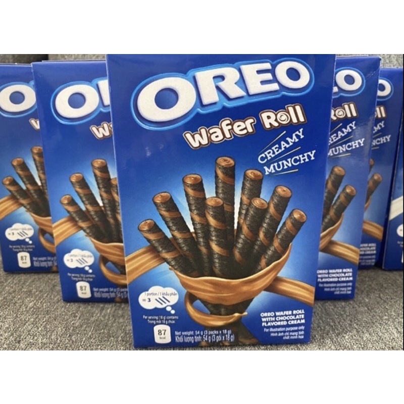 Oreo Wafer Roll Creamy Crunchy 54g | Shopee Philippines