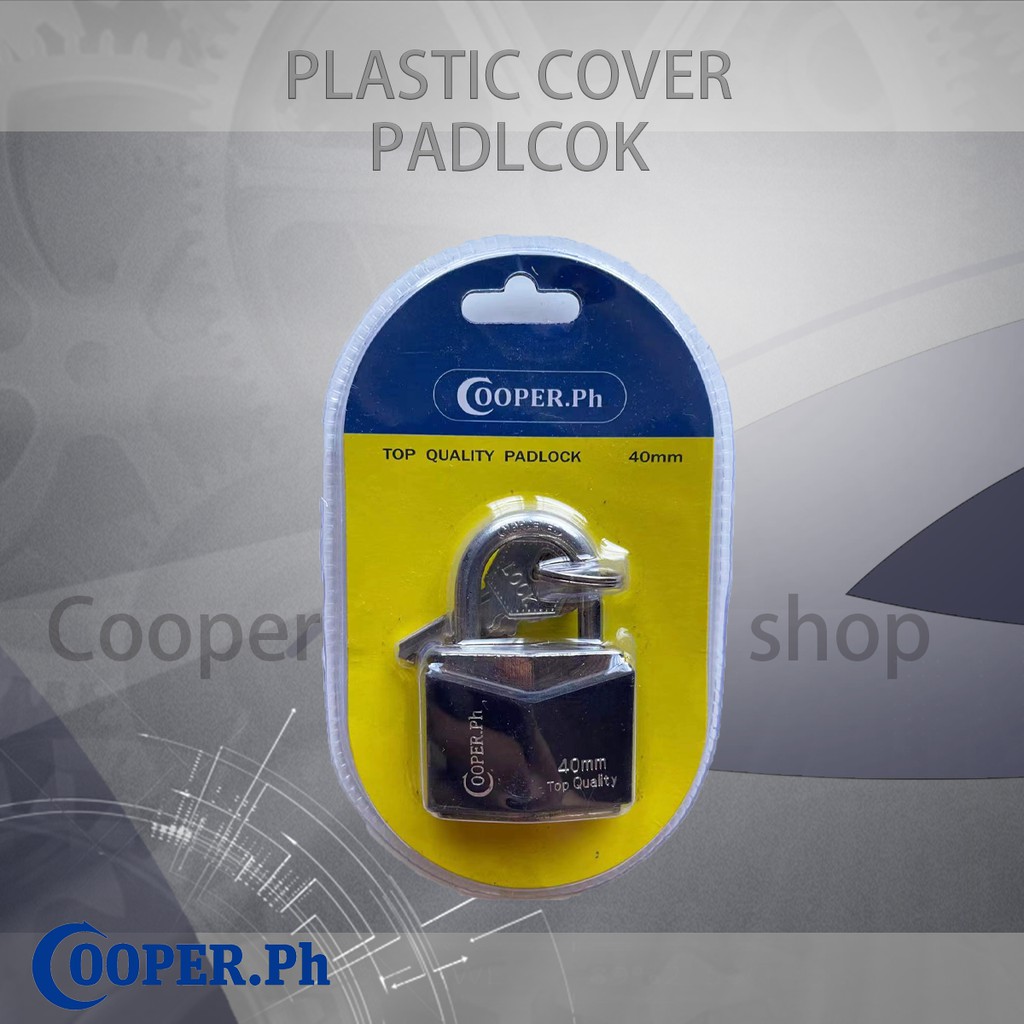 Cooper.ph CP-BJ-30,40,50 Plastic cover stainless padlock 40mm 50mm 60mm ...
