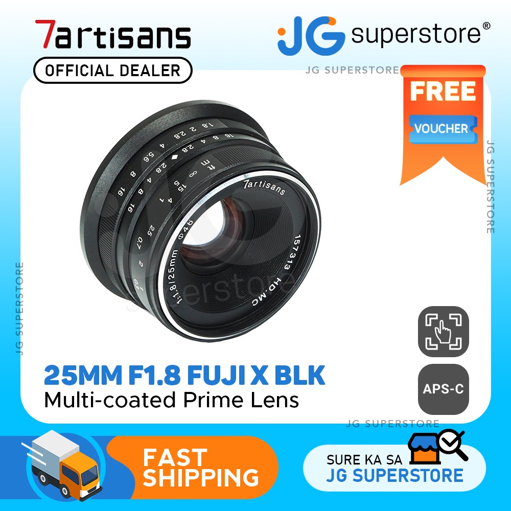 7artisans 25mm f/1.8 Multi-Layer Coating Lens for Fujifilm X-Mount | JG ...