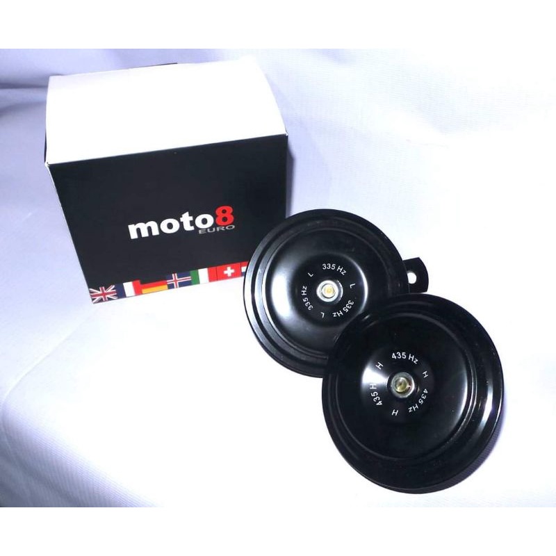 Moto8 Euro Plate Horn for Car and Motorcycle | Shopee Philippines
