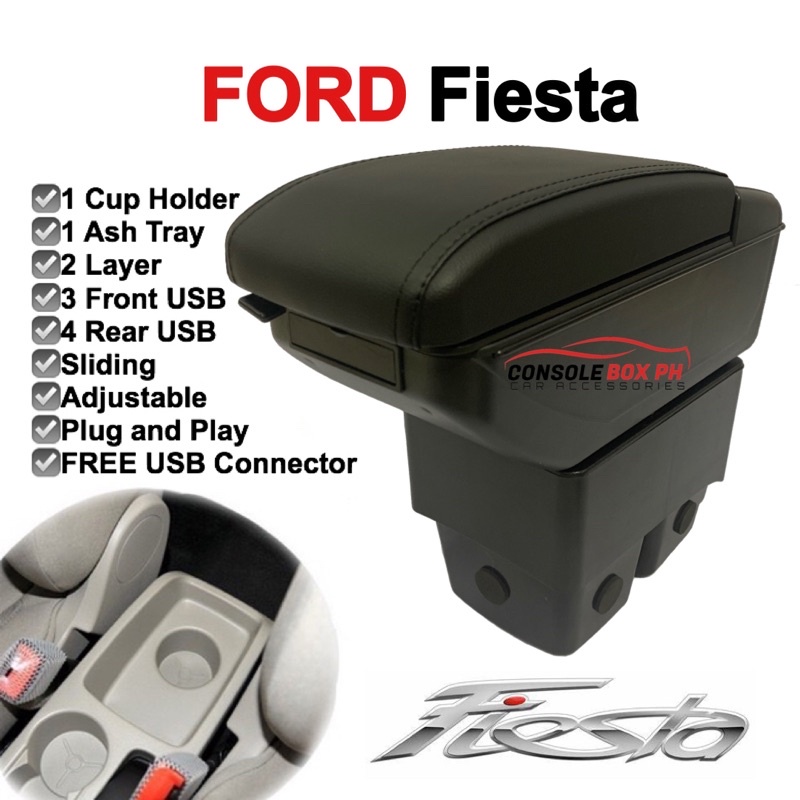 Ford Fiesta Armrest Console Box | Shopee Philippines