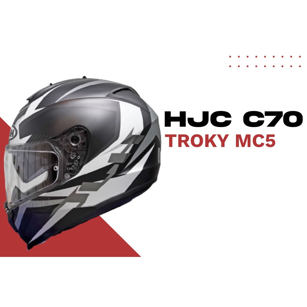HJC C70 TROKY MC5 DUAL VISOR (MOTO PROJECT PH) | Shopee Philippines