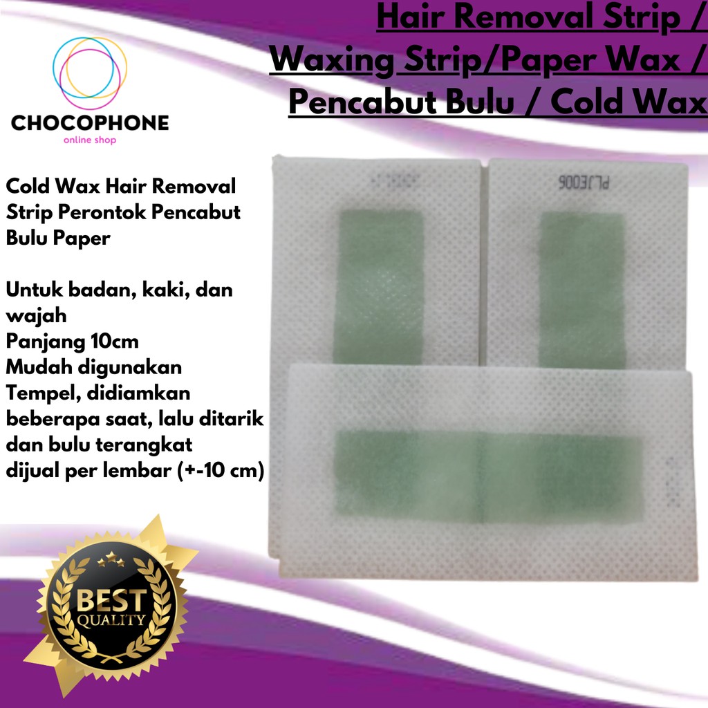 Hair Removal Strip / Waxing Strip / Paper Wax / Hair Removal / Cold Wax ...