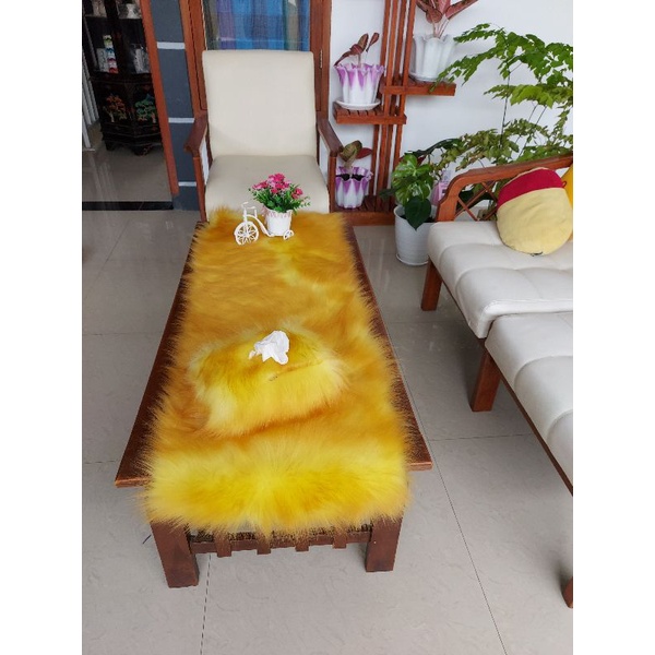 PUTIH Bigsale ramadhan set Tablecloth+Russian Fur Tissue Yellow Color ...