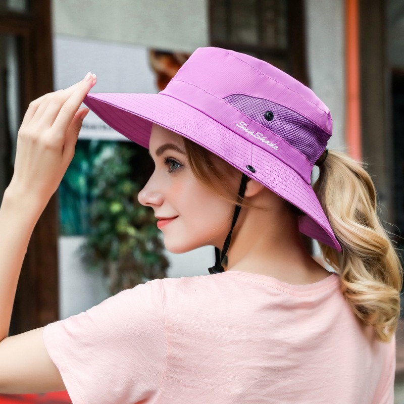 Eco Planet Cod Womens Outdoor Uv Protection Foldable Mesh Wide Brim