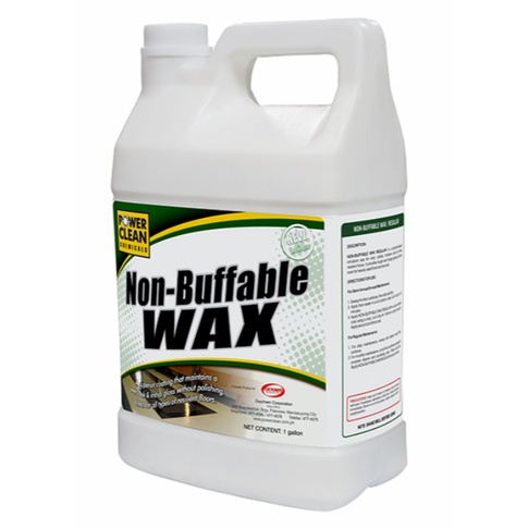 NON-BUFFABLE WAX SUPREME polish for resilient floors such as vinyl ...