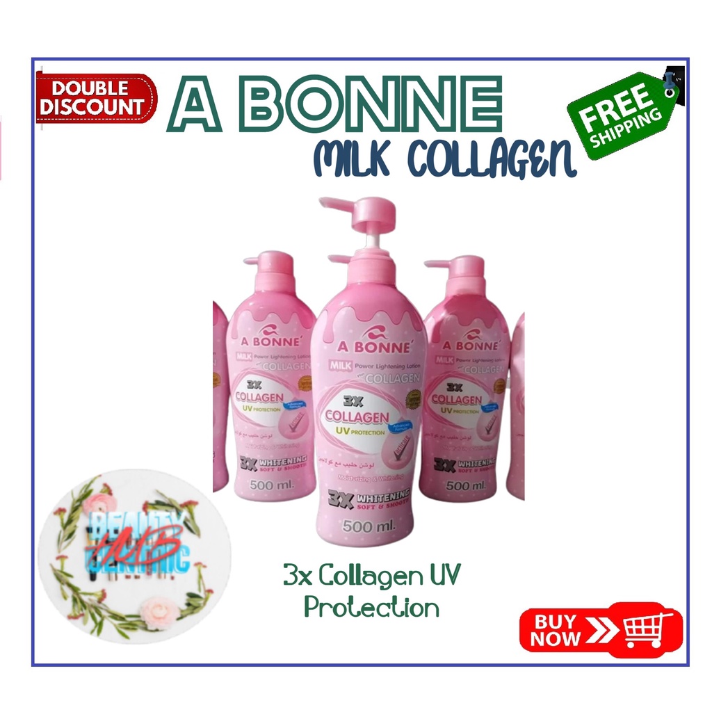A bonne Milk Power Lightening W/ Collagen Lotion 500ml | Shopee Philippines