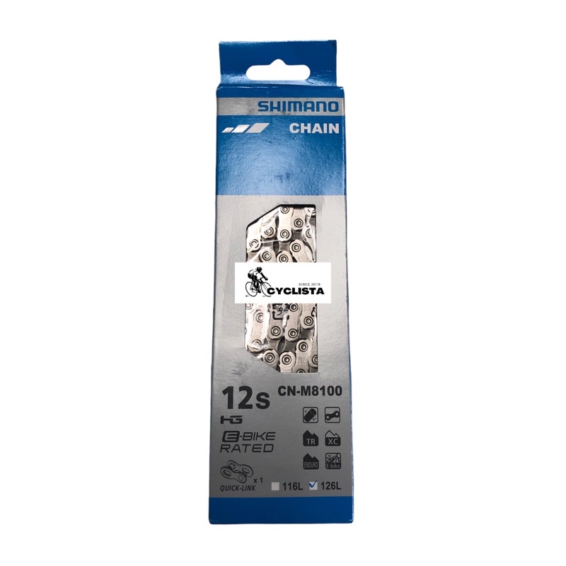 SHIMANO Deore XT CN-M8100 12 Speed Chain 116L/126L/138L | Shopee ...
