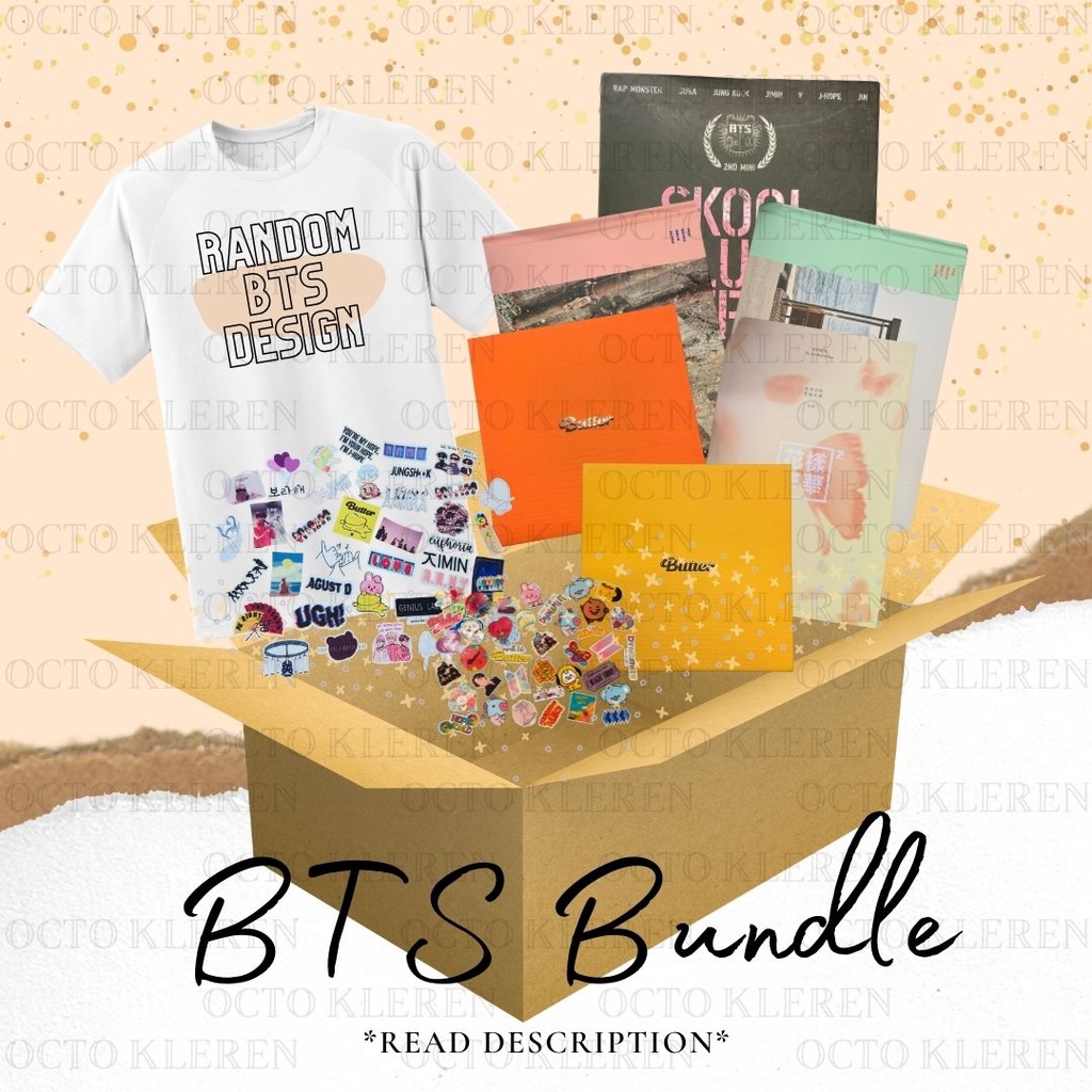 BTS Bundle Set | Album | Tshirt |Sticker | Patch| BTS| BT21 | Shopee ...