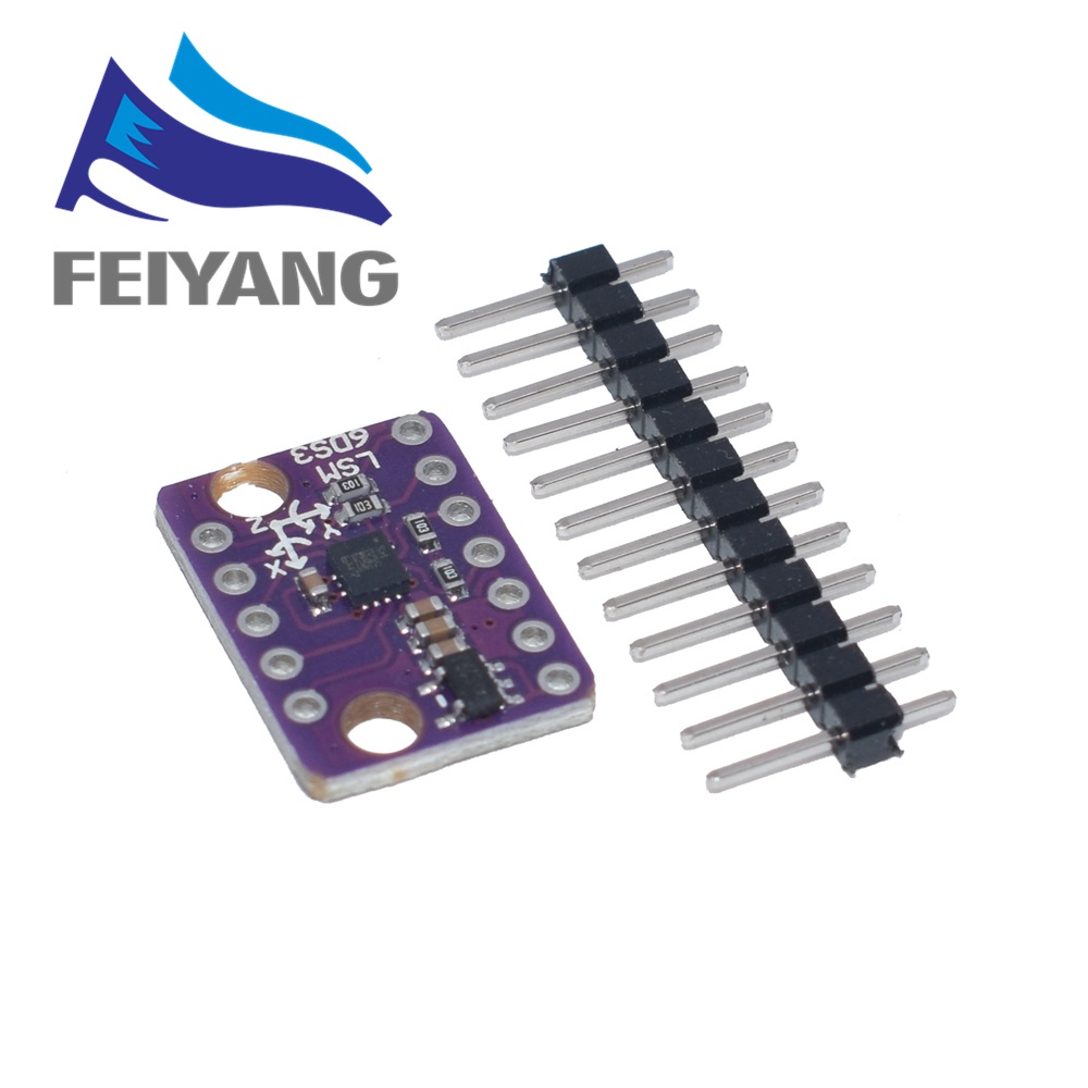 Gy Lsm6ds3 Accelerometer Gyro Embedded Digital Temperature Sensor Board