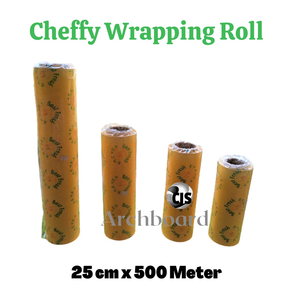 Y Wrapping Roll 25cm x 500m/Food Wrapping Film 25cm x 500meter | Shopee ...