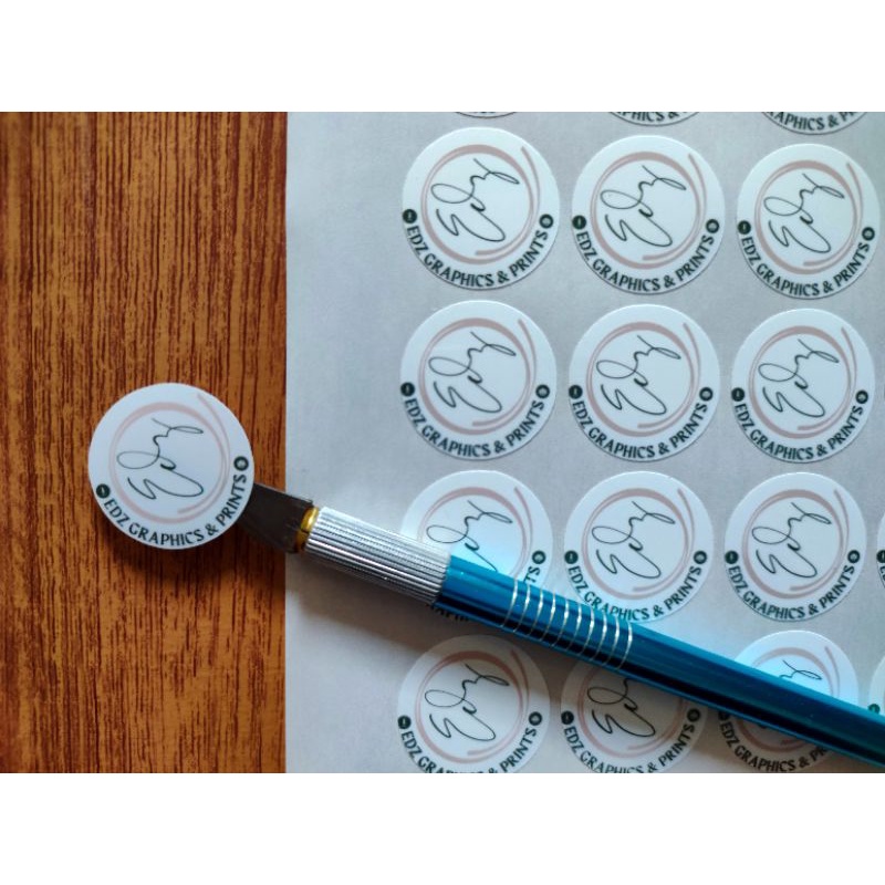 Customized/Personalized A4 Print and Cut Logo/Label/Packaging Sticker ...