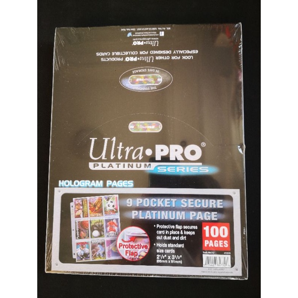 Ultra PRO 9 Pocket SECURE Pages Platinum Series for A4 (1pc with ...