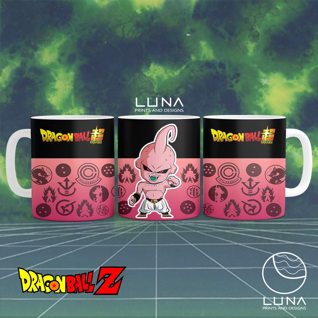 Dragon ball chibi Mug Collection Goku, Gohan, Cell, Brolly, Beerus ...