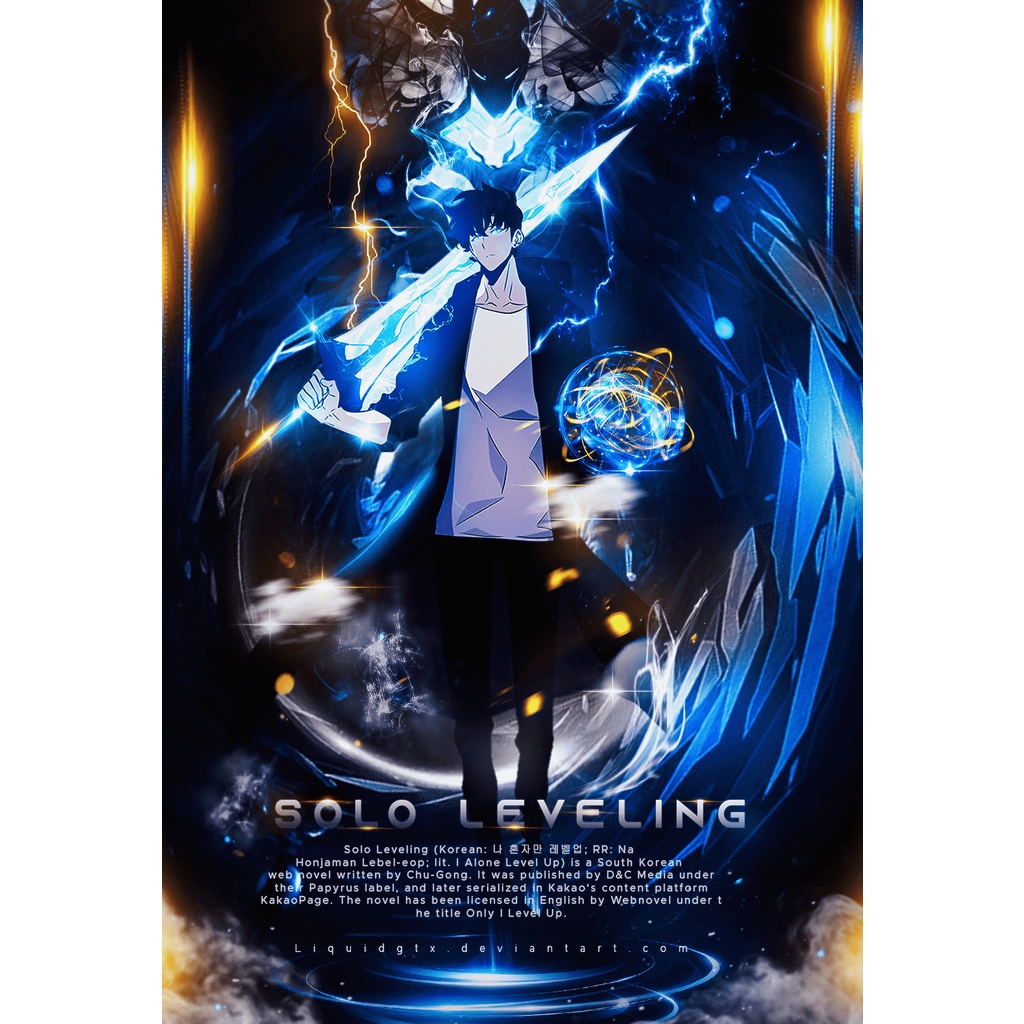 Solo Leveling : Official Anime Poster / Stickers / Laminated Posters ...