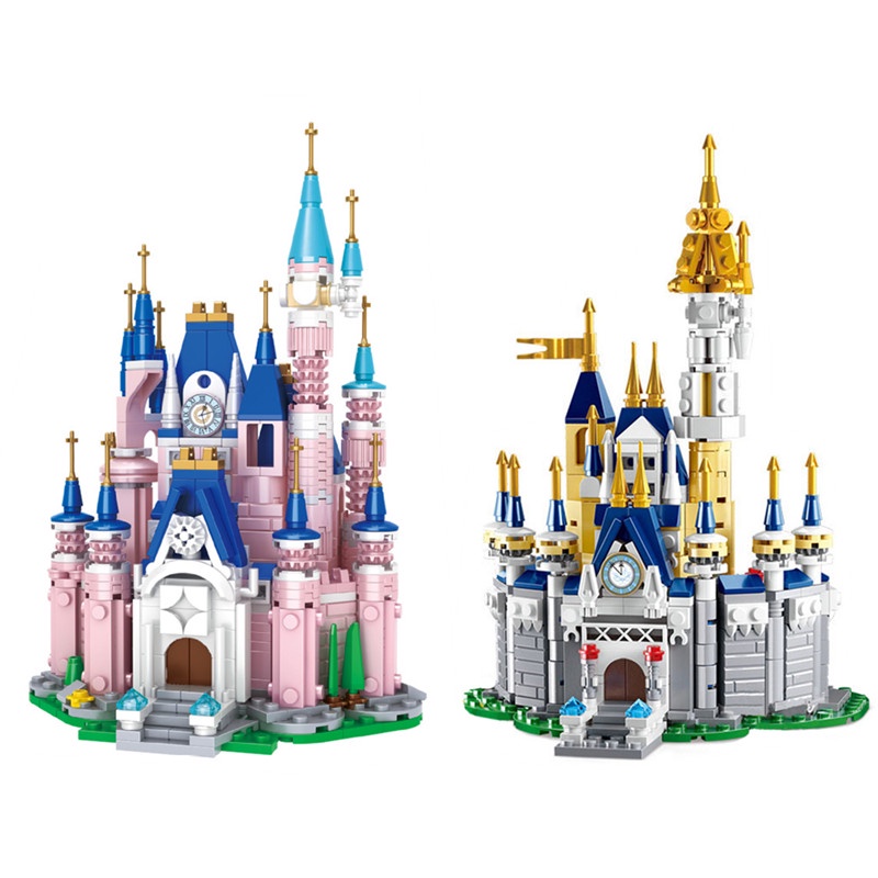 small particles Disney Princess Castle House Building Blocks small ...