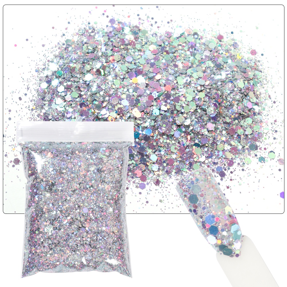 CHK Iridescent Laser Glitter Mixing Powder Epoxy Resin Mold Fillings ...