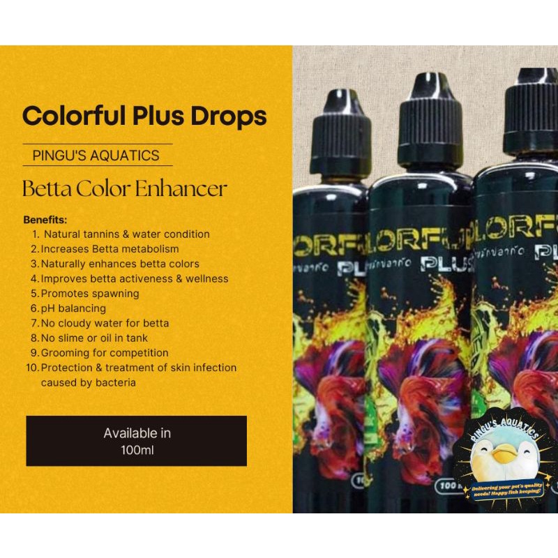 Colorful Plus Drops Betta Color Enchancer | Shopee Philippines