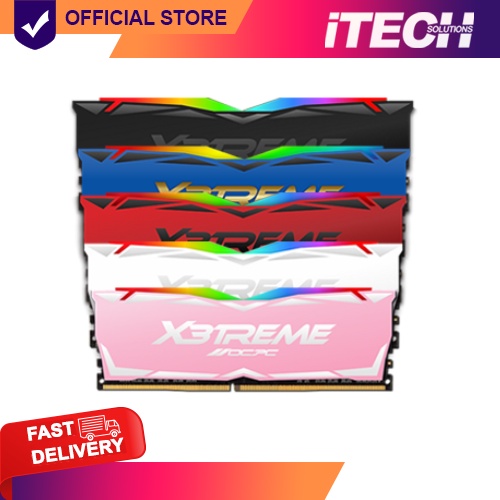 OCPC X3TREME RGB 16GB DDR4-3200MHZ (2*8GB) W/HEATSINK MEMORY KIT ...