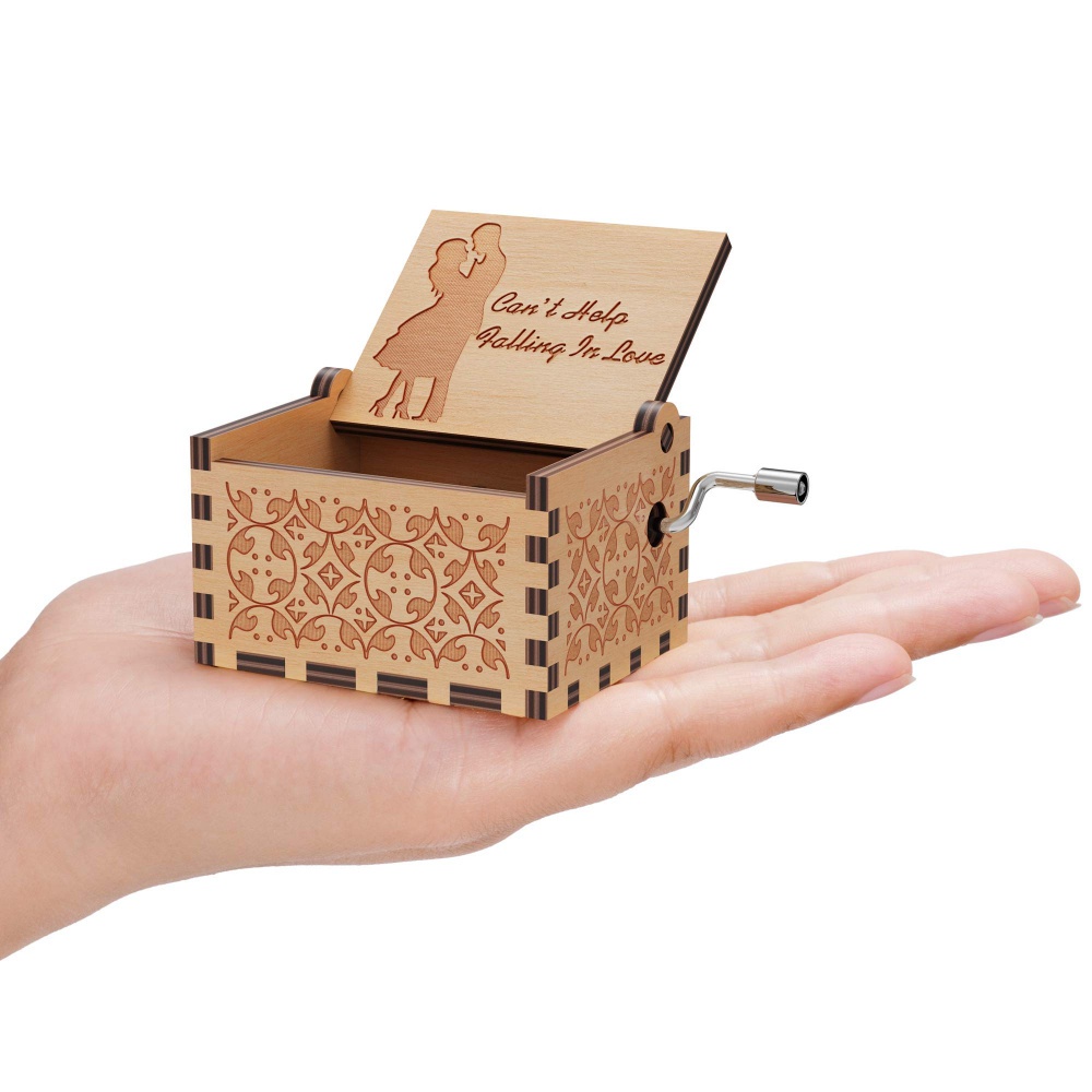 FOREVER Girlfriend Hand-Cranked Birthday Presents Engraving Music Box ...
