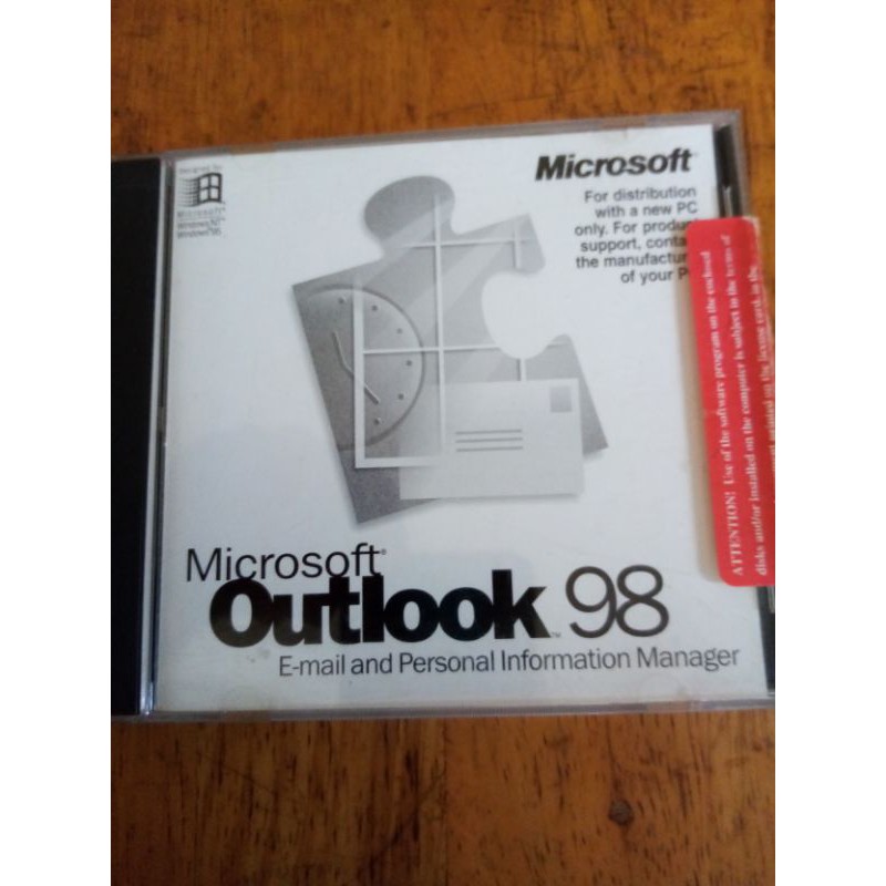Microsoft Outlook 98 Email Computer OEM Desktop Software | Shopee ...