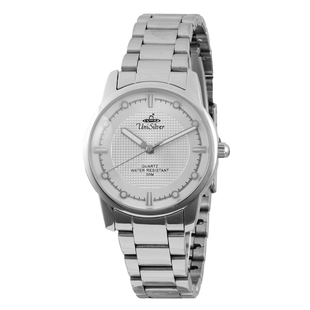 UniSilver TIME Women's Silver Stainless Steel Analog Watch KW4171-2101 ...