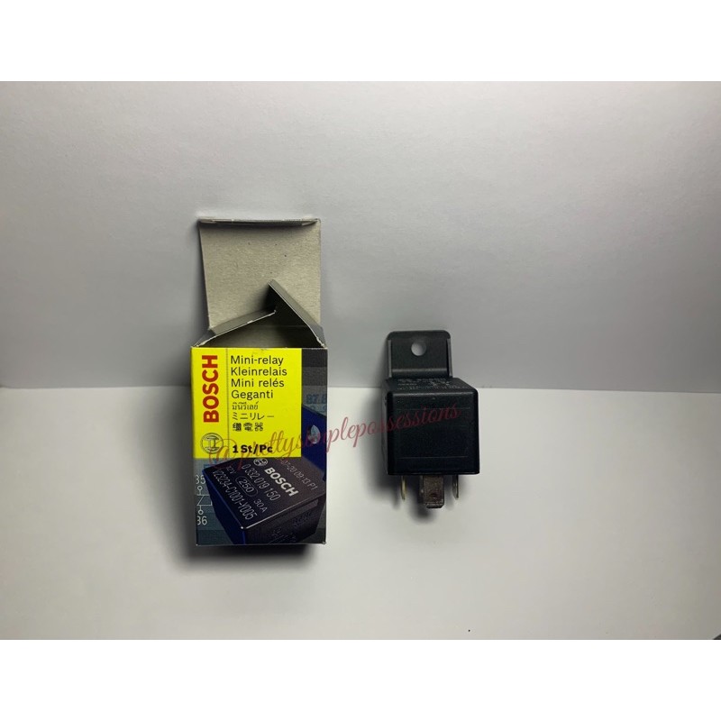Original Bosch Mini-Relay 12V/30A | Shopee Philippines