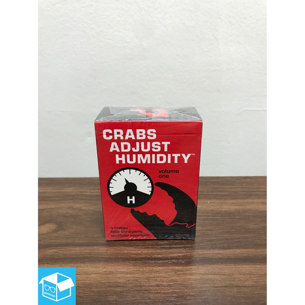 Crabs Adjust Humidity: Volume One (Unofficial Expansion to Cards Against Humanity) | Shopee ...