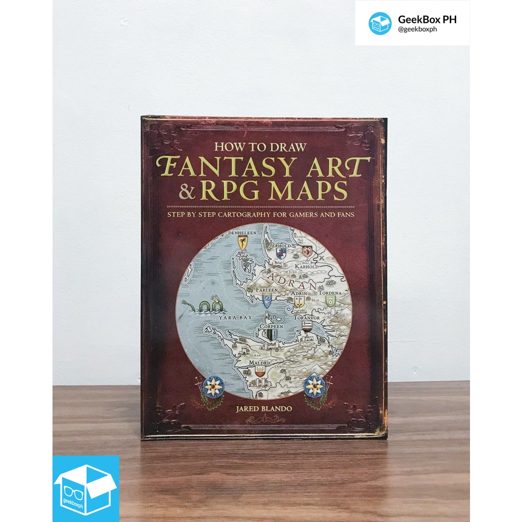 How to Draw Fantasy Art and RPG Maps Book | Shopee Philippines