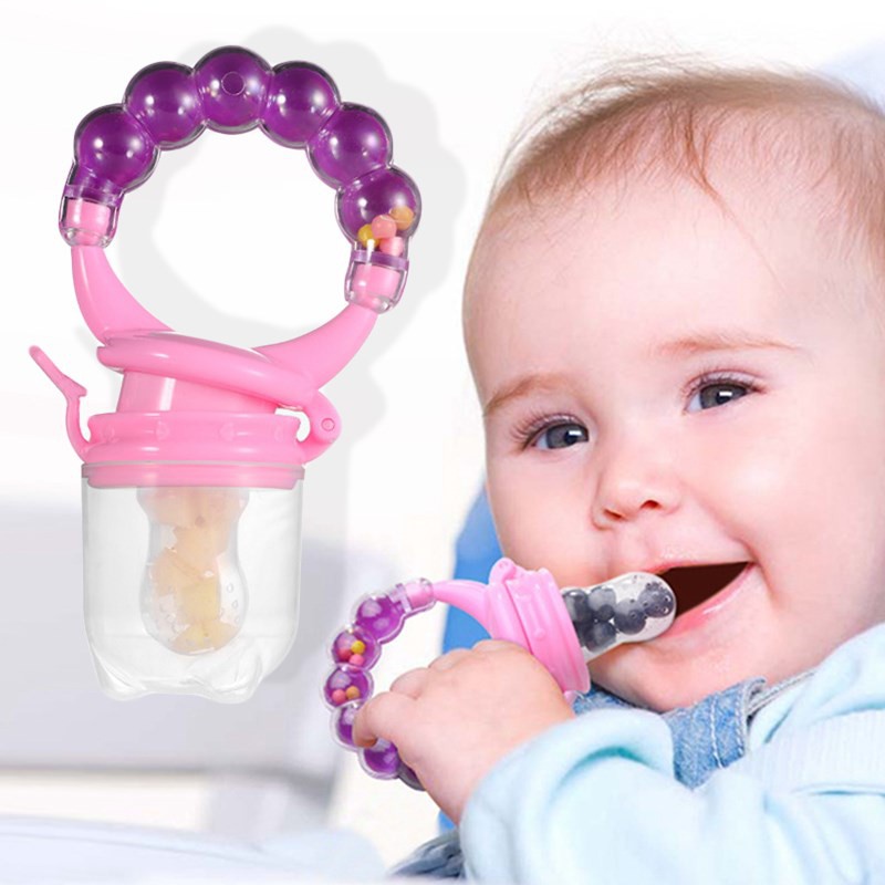 Fruit Vegetable Food Supplement Baby Bite Pacifier Feeding Nipple ...