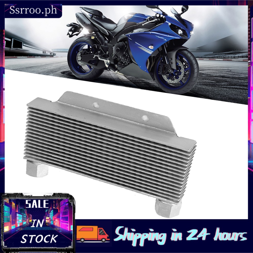 [Ready stock] 15 Rows Universal Motorcycle Engine Oil Cooler Radiator ...