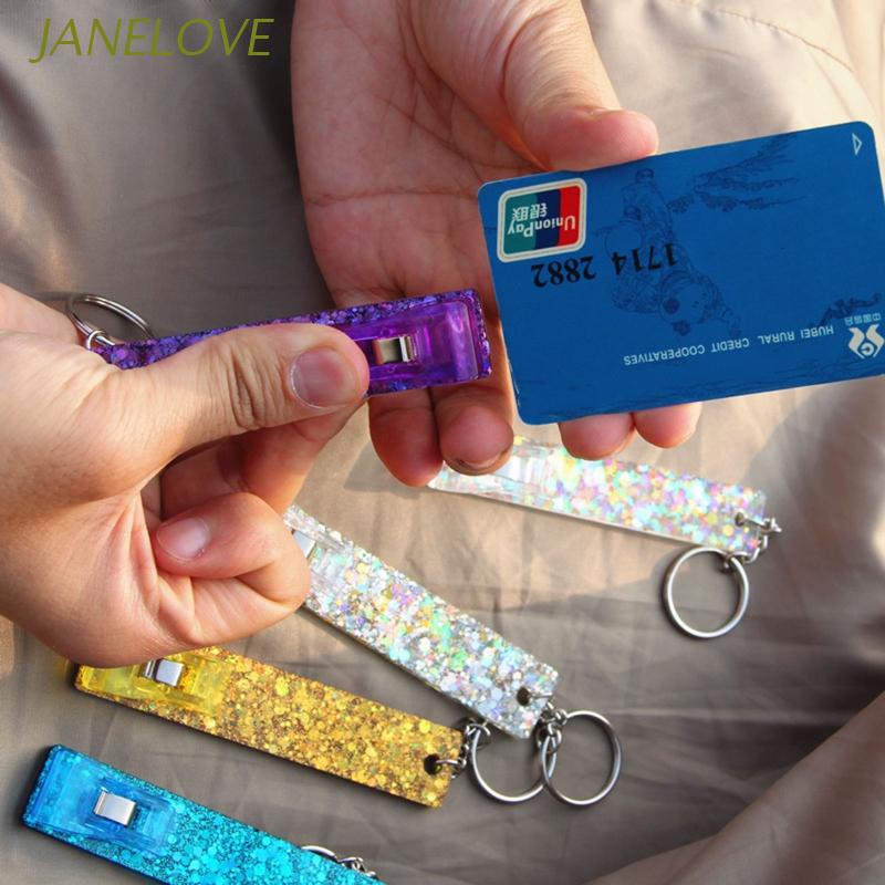 JLOVE Long Nail Card Grabber Keychain Silicone Mold Rectangle Resin ...