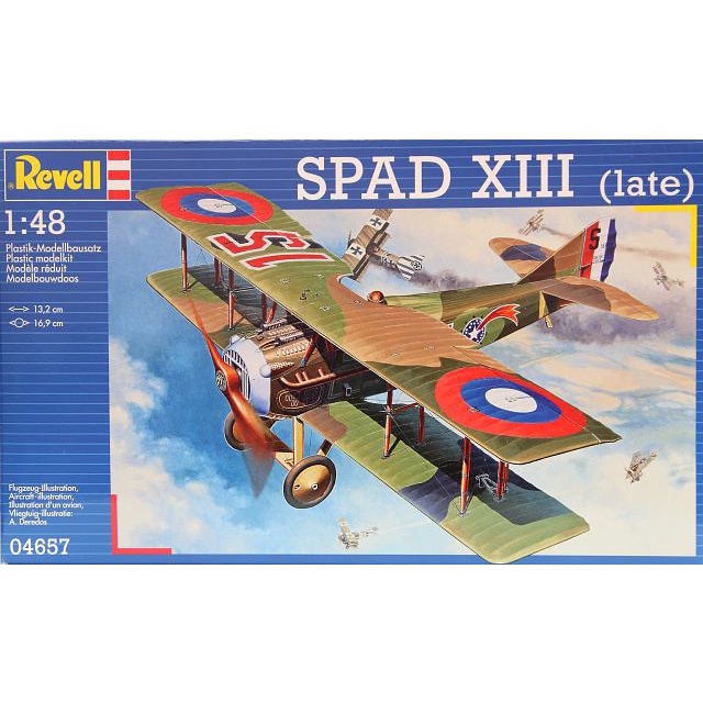 Plastic Assembly Model REVELL Scale 1/48 SPAD XIII (late) (04657 ...