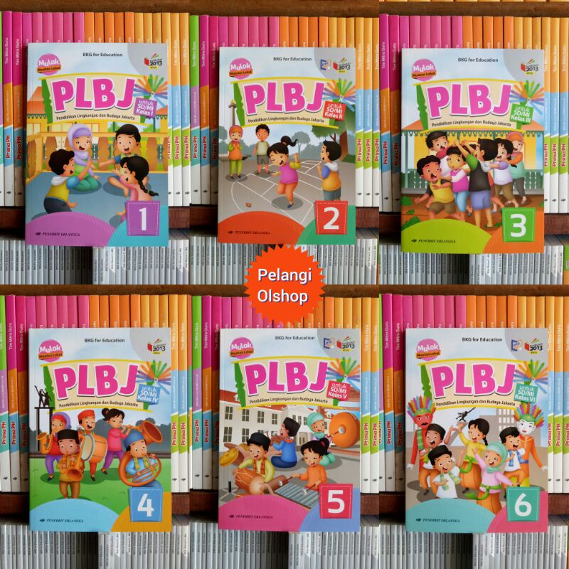 Plbj SD/MI Book Class 1 2 3 4 5 And 6 Revision K13N ERLANGGA | Shopee ...
