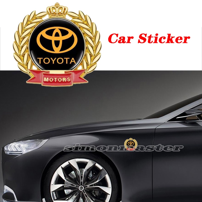 1PC 3D Modified Metal Car Trunk Emblem Sticker Auto Window Side ...