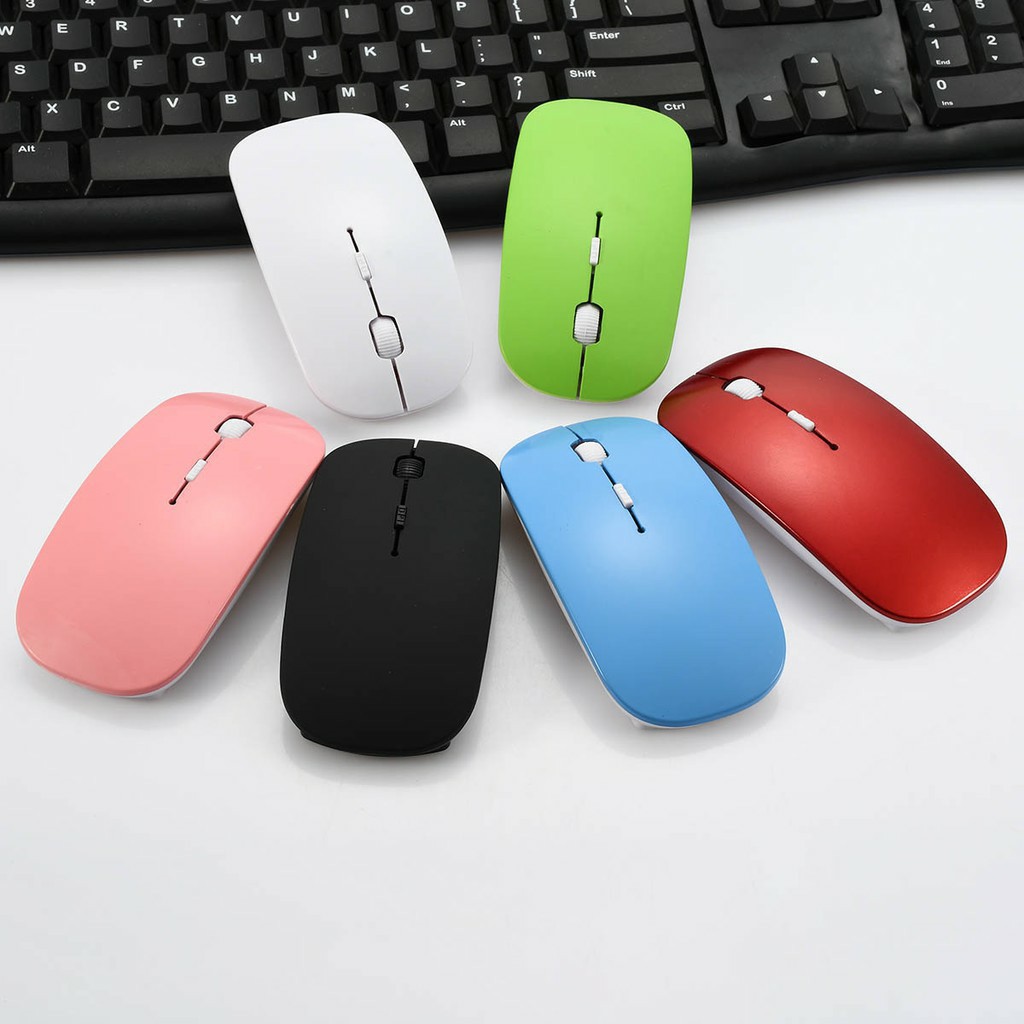 (laptop only) usb Wireless Mouse 2.4GHz Candy Color Ultra Thin USB ...
