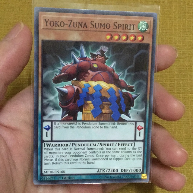 Yugioh card! Yoko-Zuna Sumo Spirit (N) | Shopee Philippines