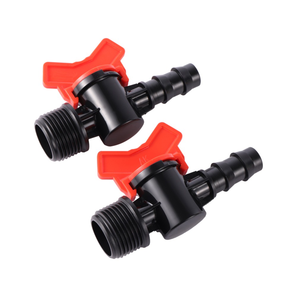 1Pc 3/4" Male Thread to DN16 Pipe Bypass Valve Garden Water Pipe Switch ...
