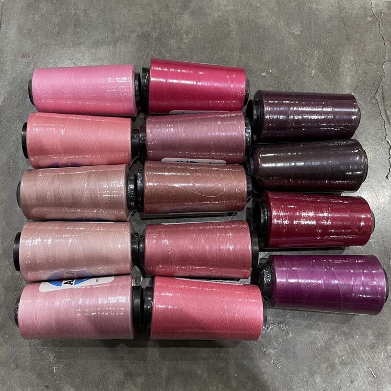 3000M Sewing Thread (Pinks Old Rose Red) Per Cone | Shopee Philippines