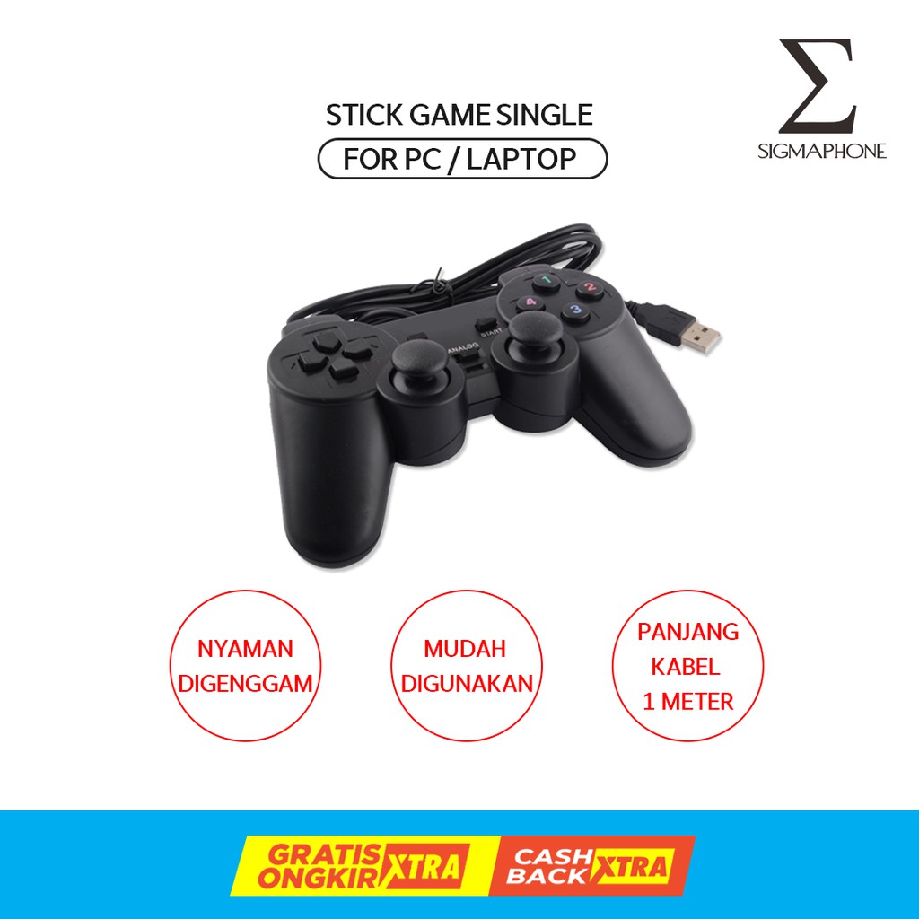 Single USB GAME STICK JOYSTICK SINGLE VIBRATION FOR PC LAPTOP ...