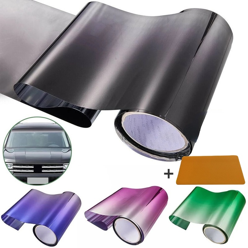 150x20cm DIY Car Window Sun Visor Strip Tint Film Front Windshield ...