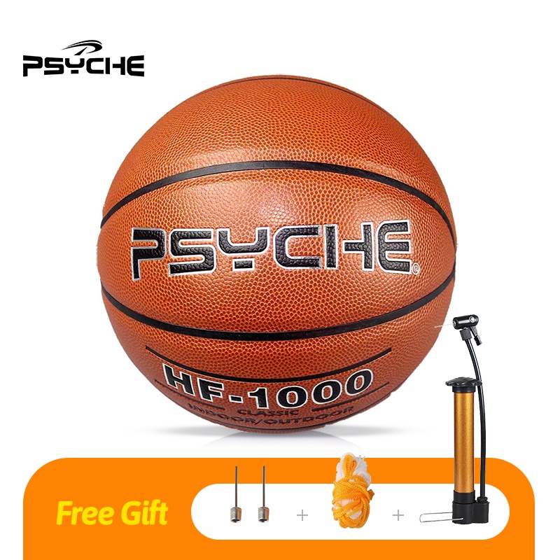 「Psyche」 Original Basketball Ball Size 7 PU Outdoor Indoor (with Free ...