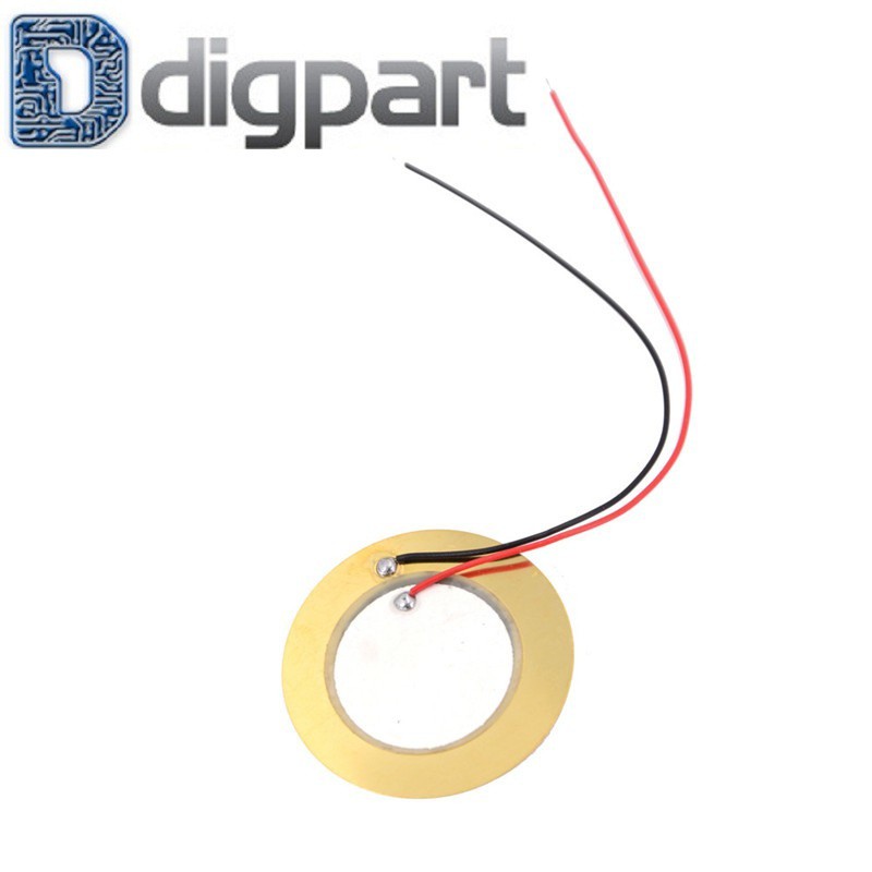 Piezo Elements 35mm Disc Drum Trigger Sonar Sensor + Copper Cable ...
