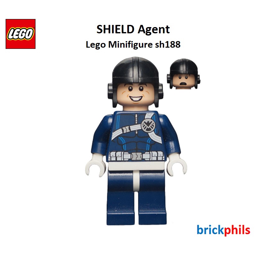 Lego Minifigure sh188 SHIELD Agent | Shopee Philippines