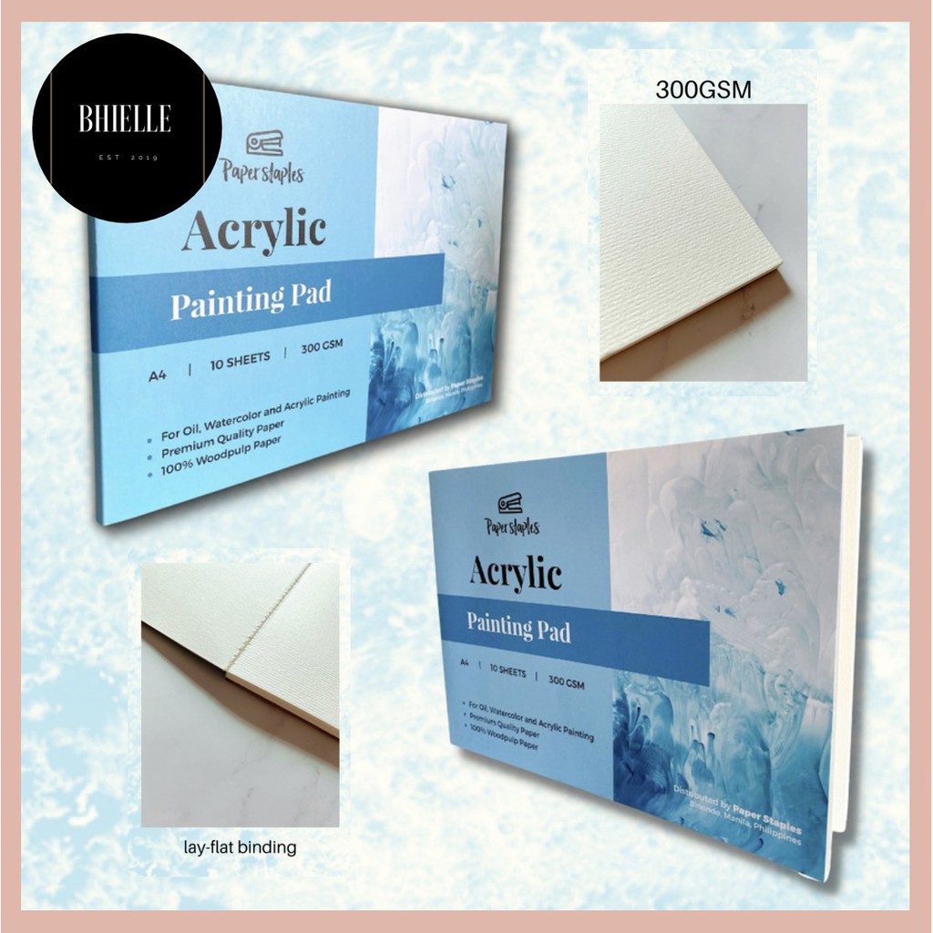 A4 Acrylic Pad 300gsm Paper Pad | Shopee Philippines