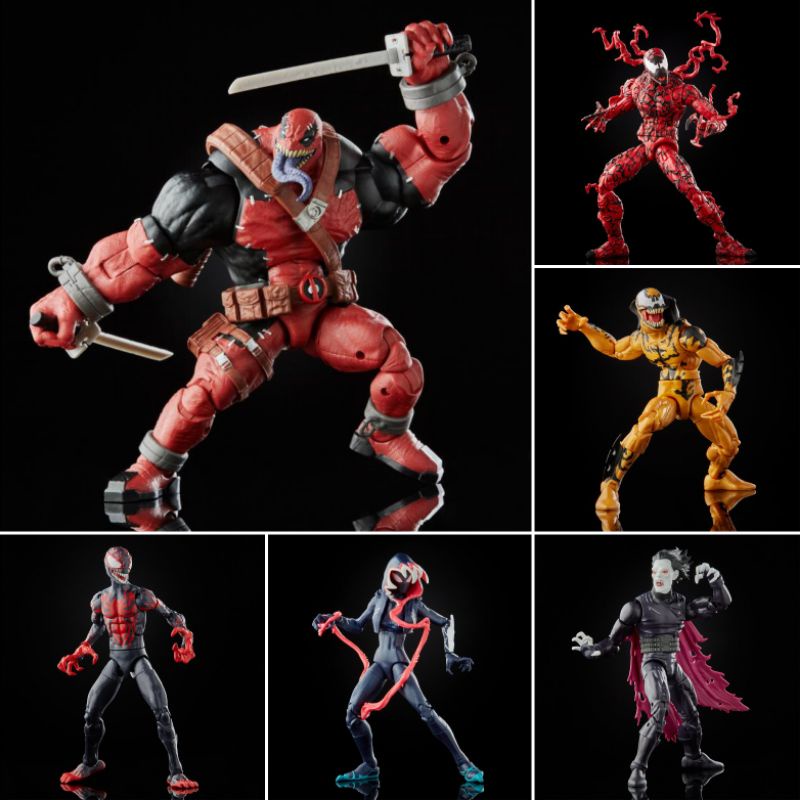 Marvel Legends Venompool Wave Set of 5 Figures (complete Venompool BAF ...