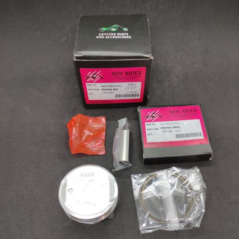 Bajaj CT125 Piston KiT (STD) 36PZ7502 ORIGINAL JAPAN | Shopee Philippines
